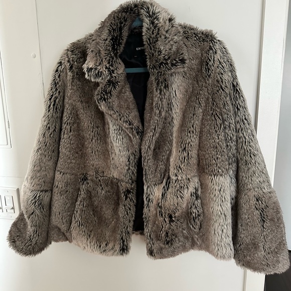 Express | Jackets & Coats | Express Faux Fur Coat | Poshmark